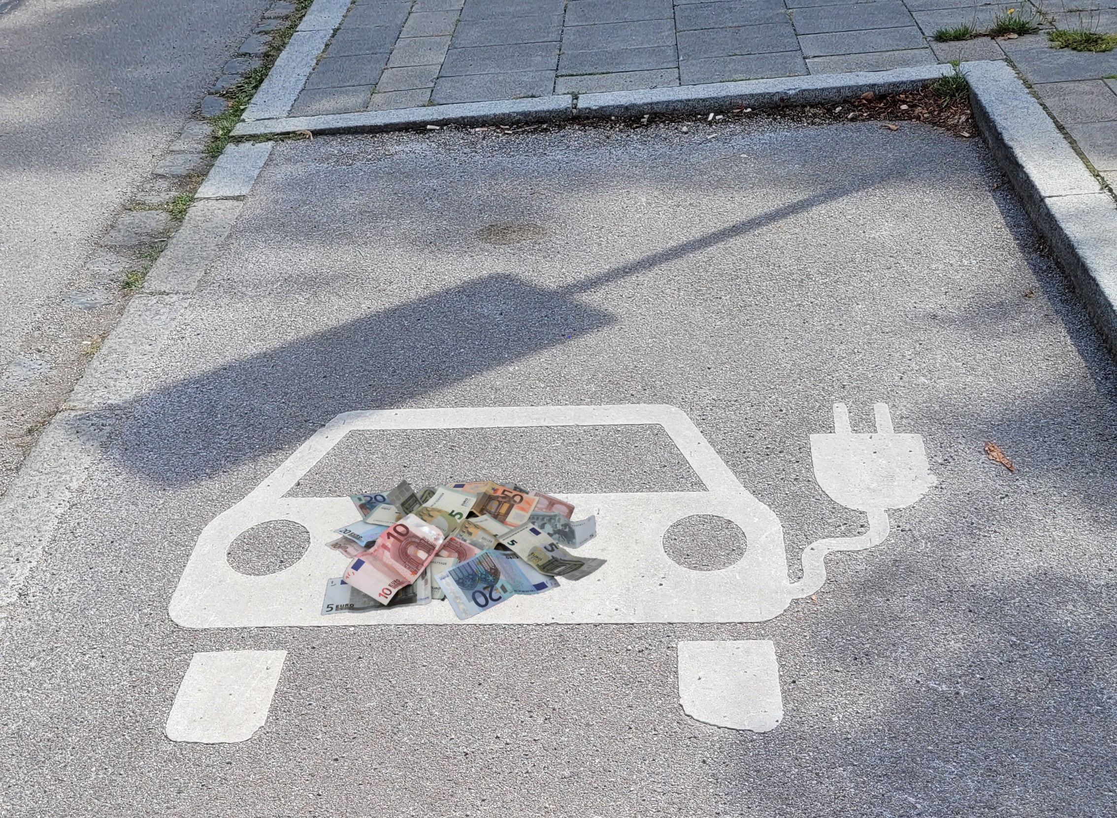 E-car charging station with the attestation principle